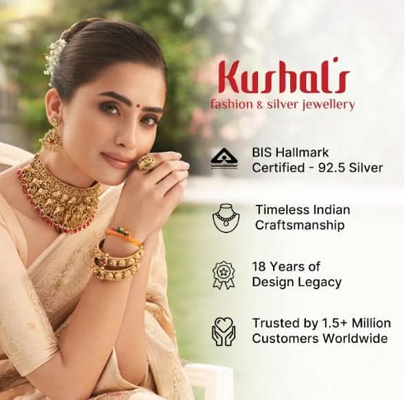 Pure 92.5 Silver, Oxidized Gold Plated 3D Kailash Darbar Adjustable Ka ...